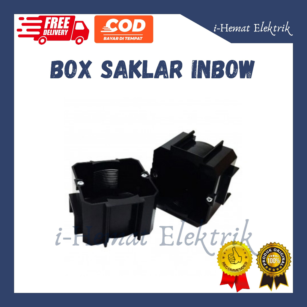 Jual Stop Kontak Saklar Lampu Tanam Dinding Engkel Seri Inbow IB Morgen ...