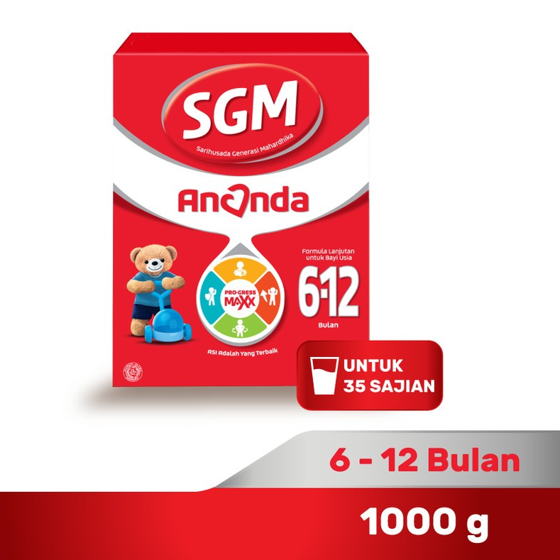 Jual SGM Ananda 2 Susu Formula Bayi 6-12 Bln 1000g | Shopee Indonesia