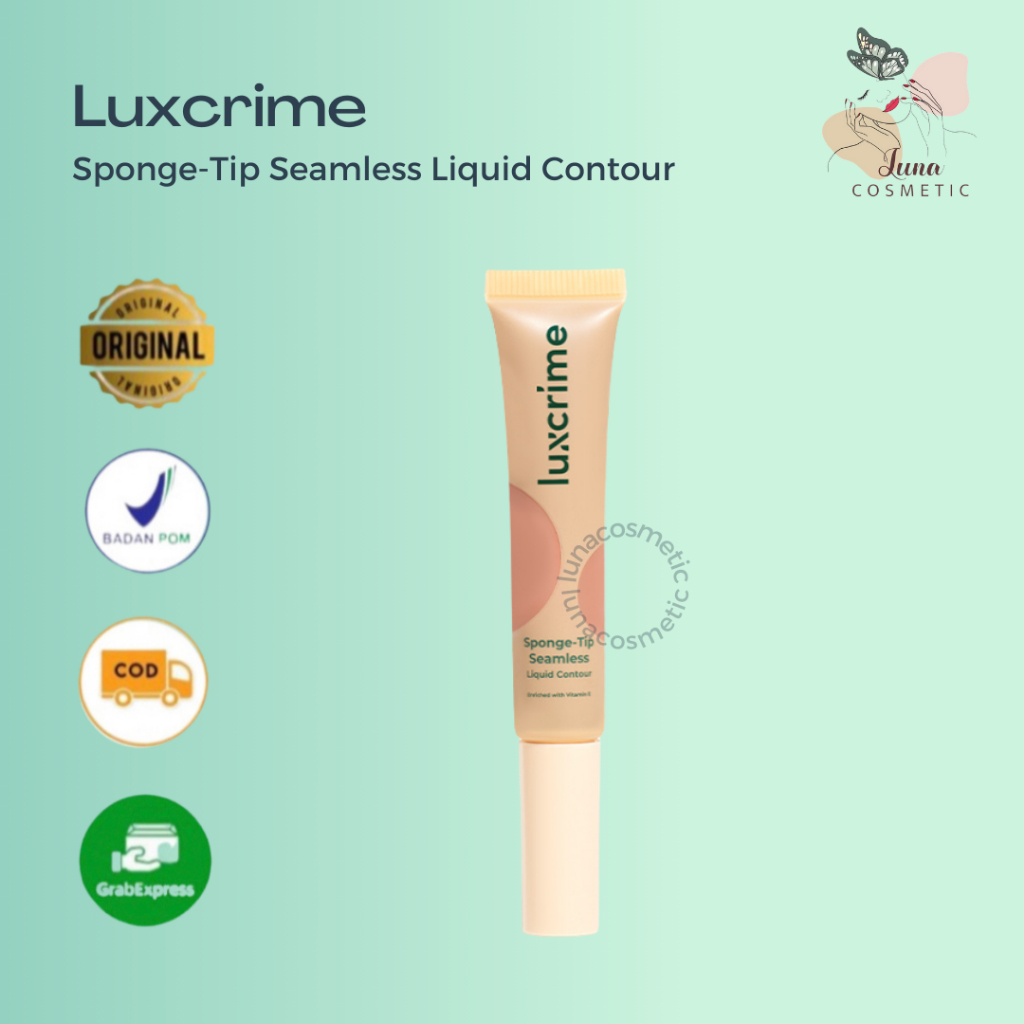 Jual Luxcrime Sponge-Tip Seamless Liquid Contour | Shopee Indonesia