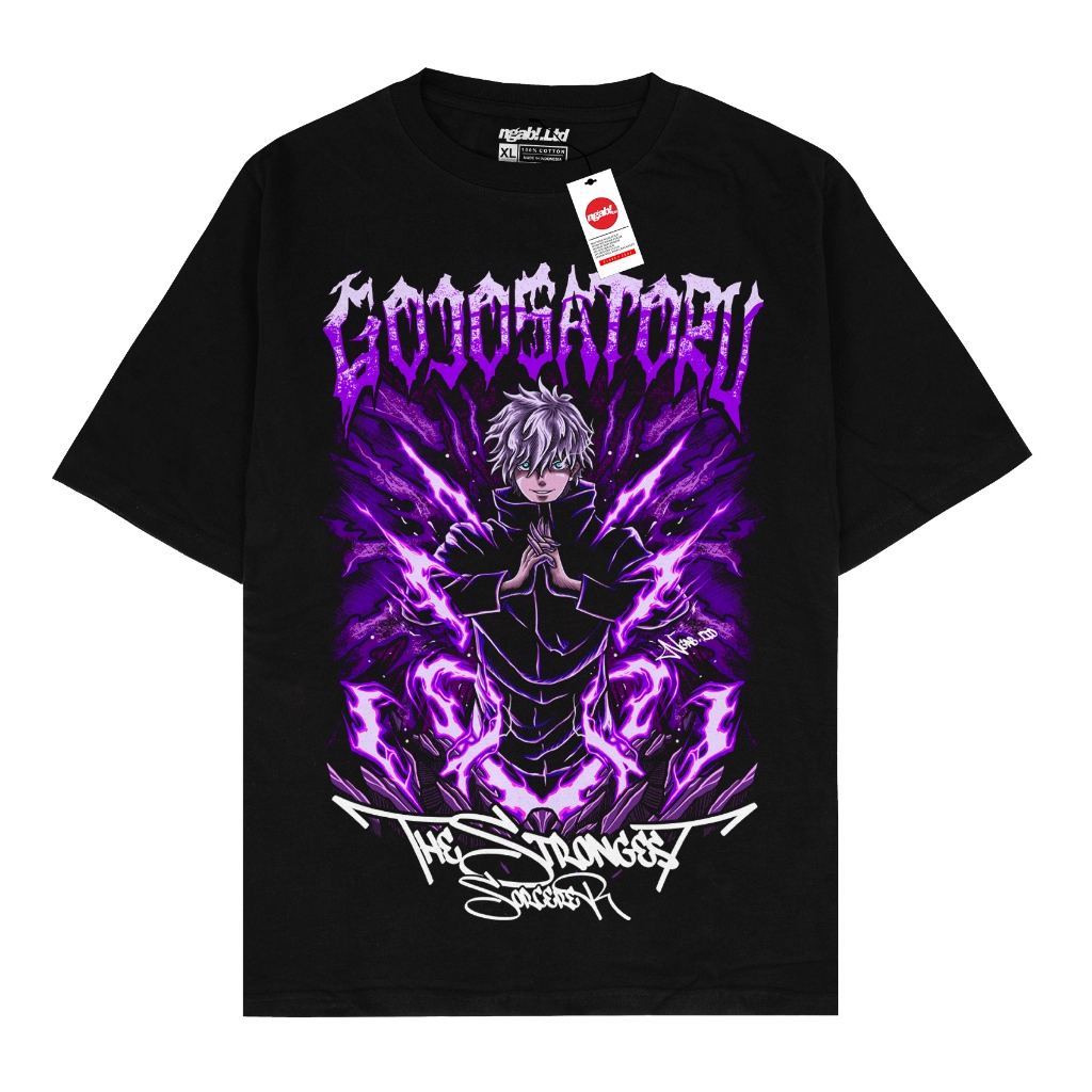 Jual Ngab Kaos Baju Dewasa Anime Series Gojo Satoru Hitam NB093 Unisex ... Jual Ngab Kaos Baju Dewasa Anime Series Gojo Satoru Hitam NB093 Unisex ...