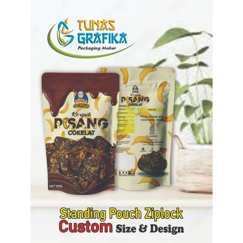 Jual STANDING POUCH ZIPLOCK / ZIPPER / FULL PRINTING / KEMASAN MURAH ...