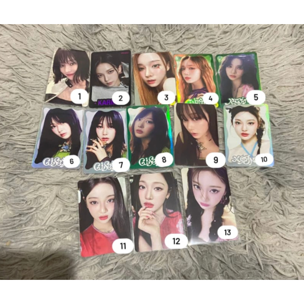 Jual [ READY STOCK ] OFFICIAL PHOTOCARD PC AESPA KARINA NINGNING ...