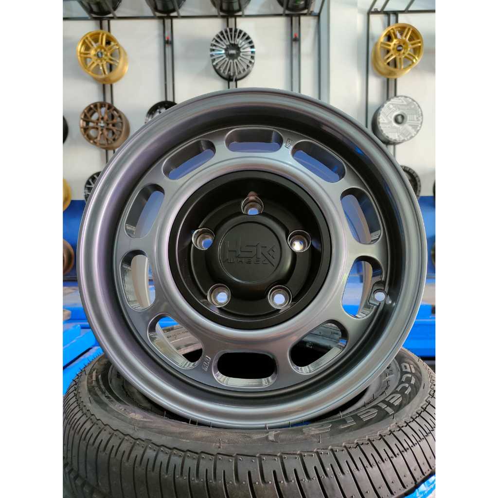 Jual PELEK MOBIL MODEL KALENG MEREK HSR TIPE KLG 4278 HSR R15X8 H5X139 ...