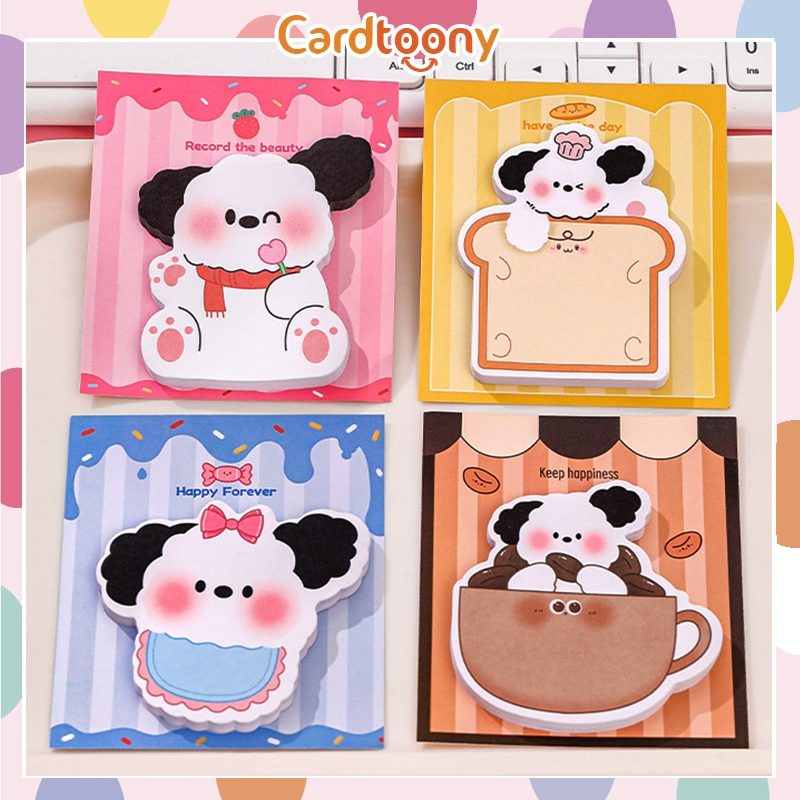 Jual Sticky Note / Memo Stick / Notes Kertas Tempel Puppy Dog Pink Cute ...
