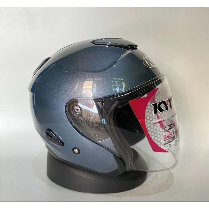 Jual KYT KYOTO R SOLID ORIGINAL | ALL VARIANT | HELM MOTOR HALF FACE ...