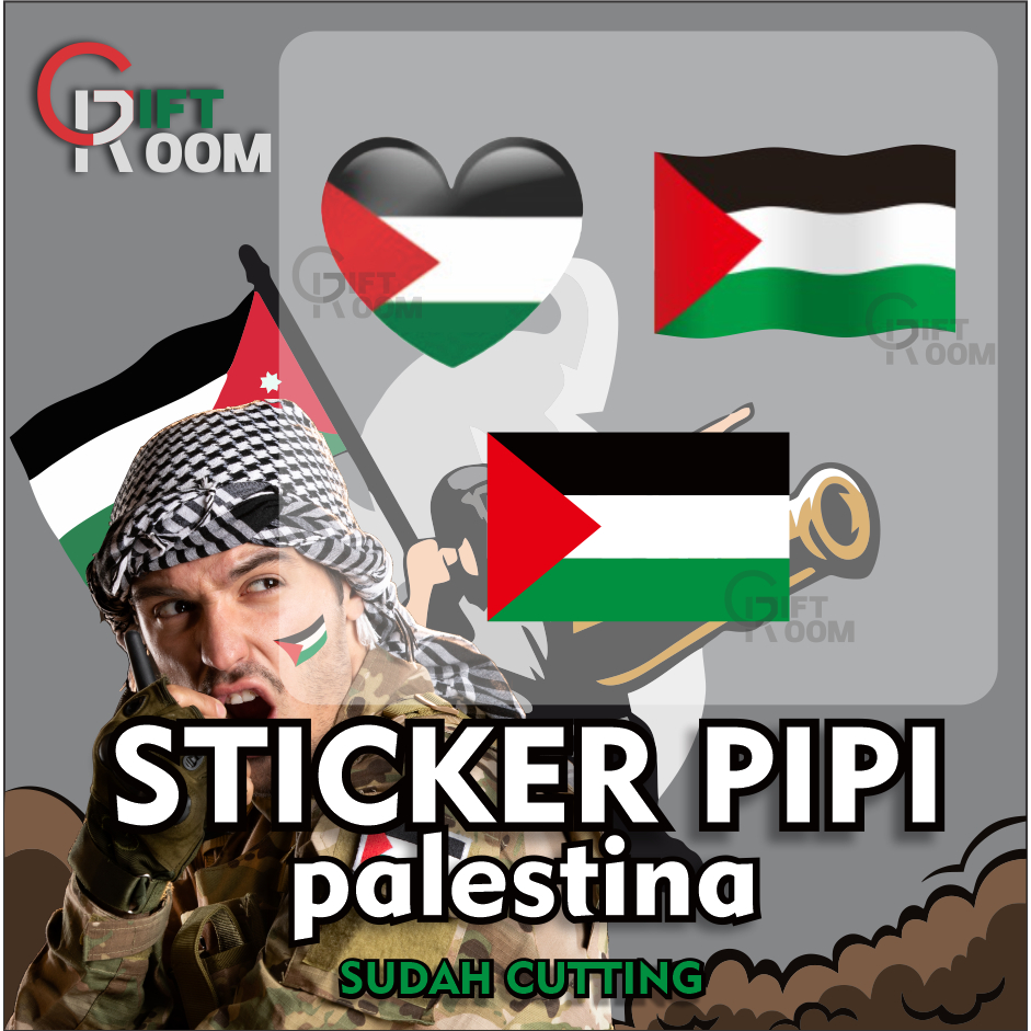 Jual Sticker Pipi Palestina / Stiker Kemerdekaan solidaritas Palestine ...