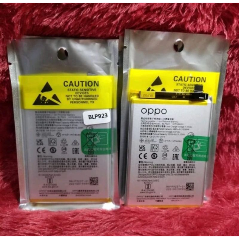 Jual Baterai Tanam Oppo A77S A57 2022 A97 5G Batre Oppo BLP923 Original ...
