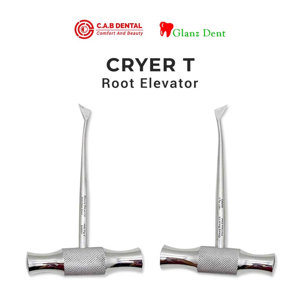 Jual GLANZ CRYER HANDLE T PALU / DENTAL ROOT ELEVATOR / DENTAL INSTRUMENT | Shopee Indonesia