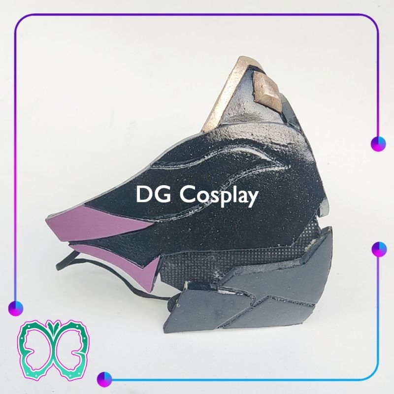 Jual Genshin Impact Properti - Kuki Shinobu Mask Cosplay - Mainan ...
