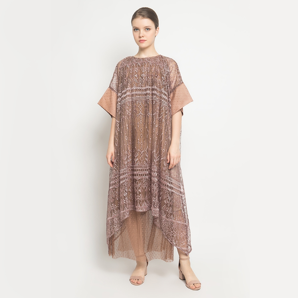 Jual Jenni Austin - Bianca Dress in mocca | Shopee Indonesia