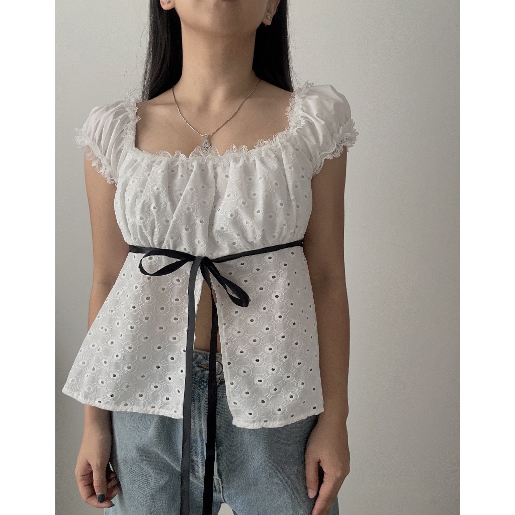 Jual SHOP MARRA Marie Top | Shopee Indonesia