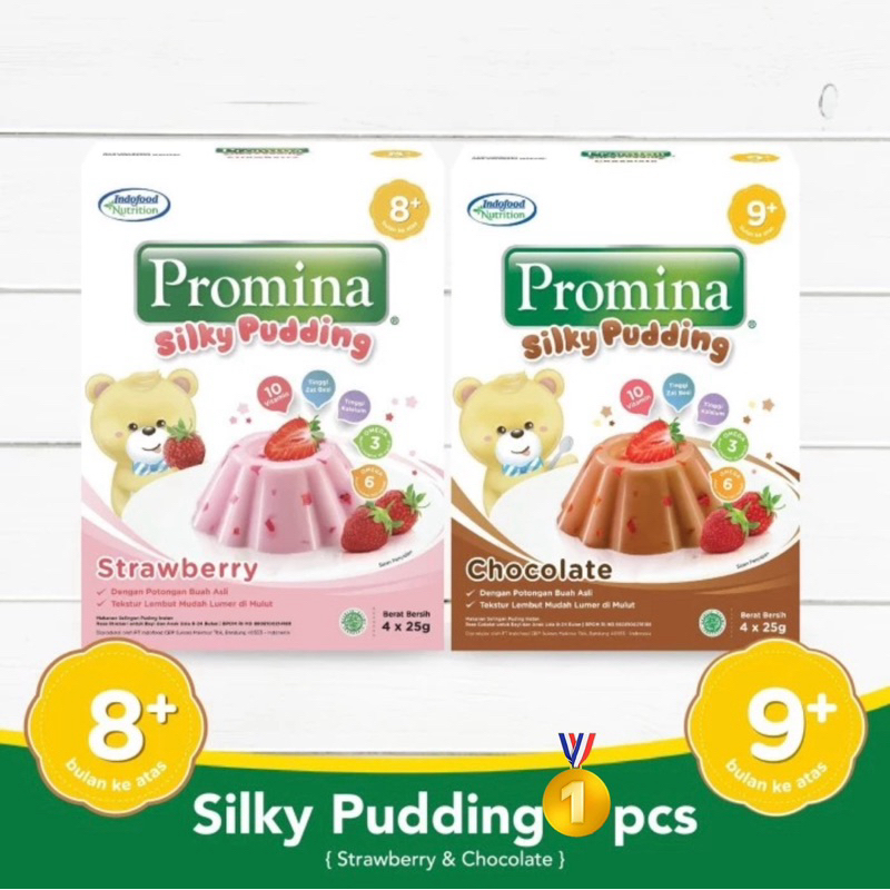 Jual Promina Silky Puding Strawberry / Coklat box 100g SILKY PUDING 9 ...