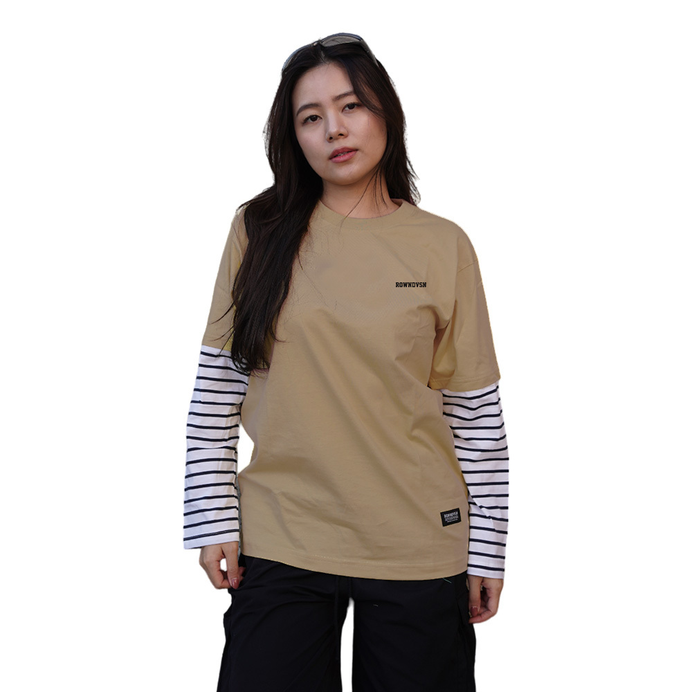 Jual Rown Division Official Double Sleeve - Rowndvsn Kaos Double Layer ...