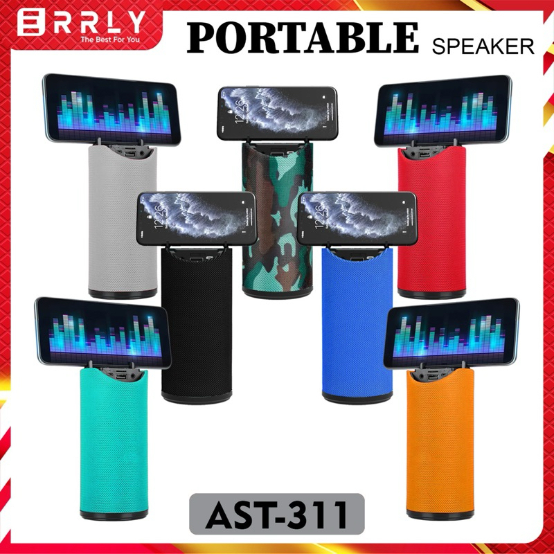 Jual Speaker Bluetooth Wireless AST311 Speker Portable AST-311 + Stand Hp Speaker Super Bass ...