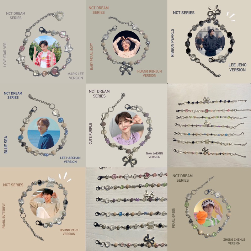 Jual BRACELET KPOP (nct dream ver) / gelang rantai BACA DESKRIPSI ...