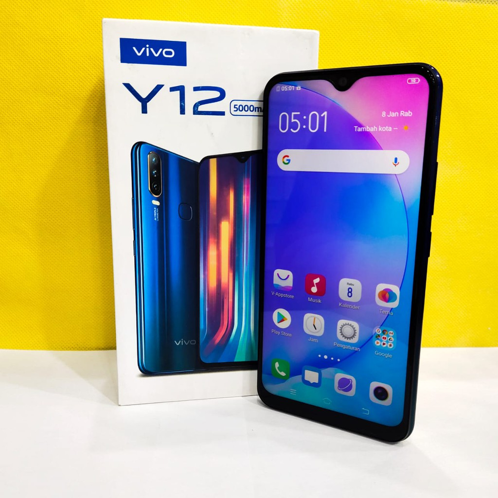 Jual Vivo Y12 Ram 3 Rom 32GB | 64GB ( SECOND ) | Shopee Indonesia