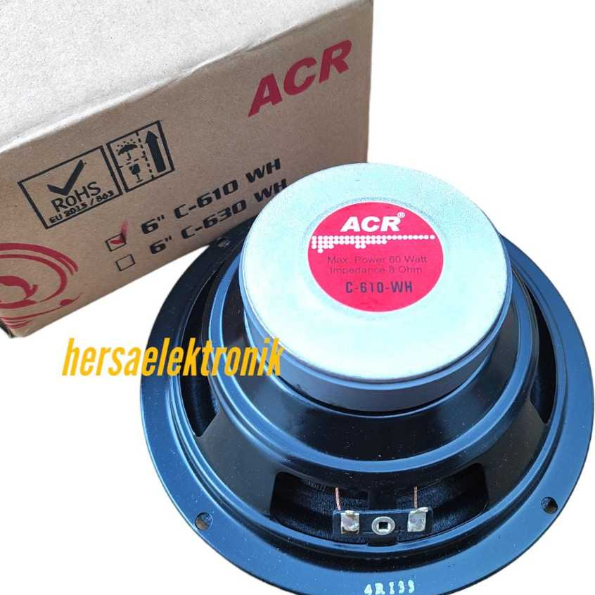 Jual speaker ACR 6 inch C-610 WH Woofer | Shopee Indonesia