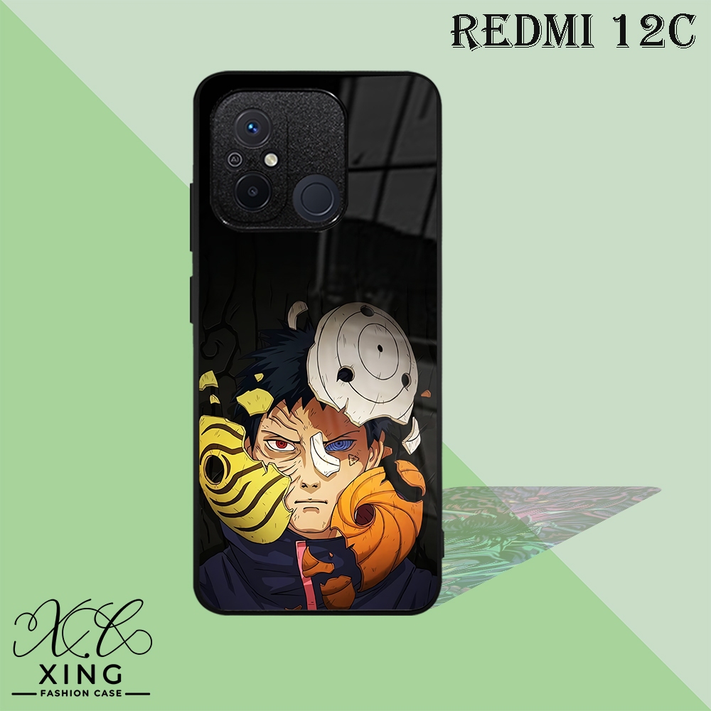 Jual |AN08| XING CASE REDMI 12C KILAU EFEK KACA | CASE HP CUSTOM ...