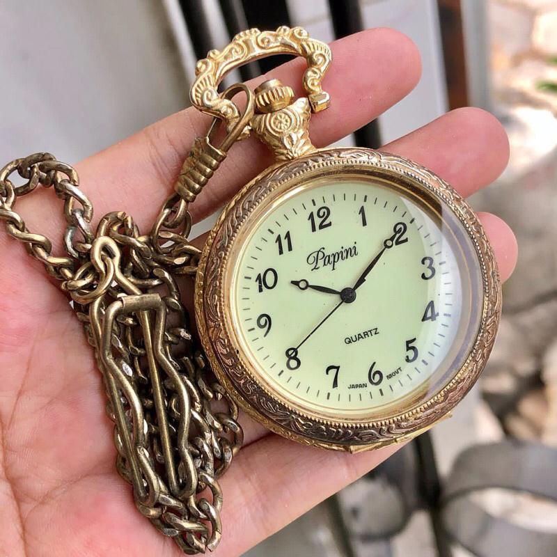 Jual Vintage Papini Quartz Pocket Watch | Shopee Indonesia