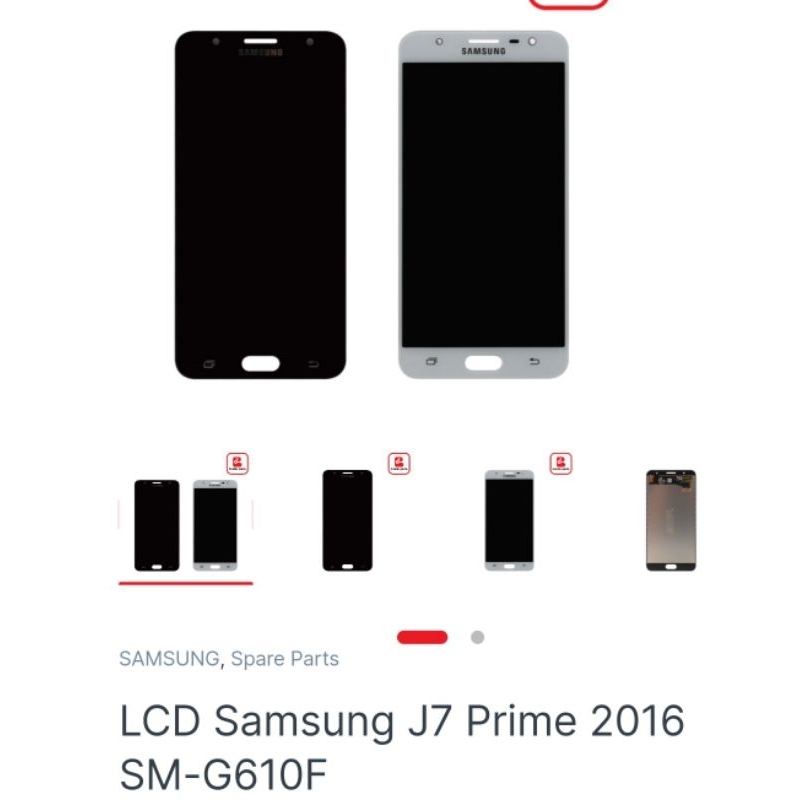 Jual LCD TOUCHSCREEN SAMSUNG SM-G610F / J7 PRIME 2016 BLACK | Shopee ...