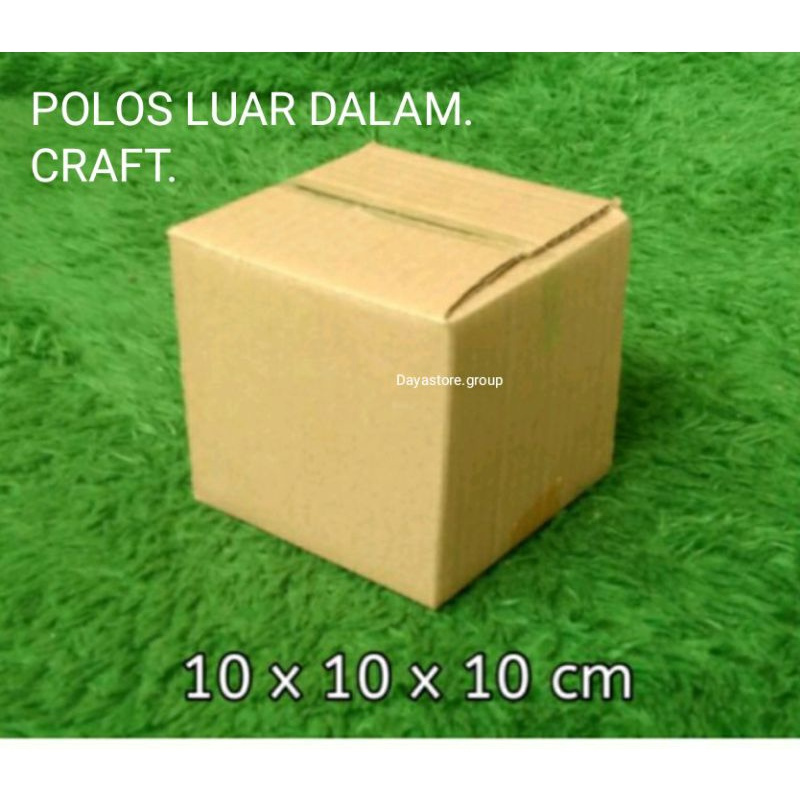 Jual COD kardus packing box polos UK 10X10X10 CM | Shopee Indonesia