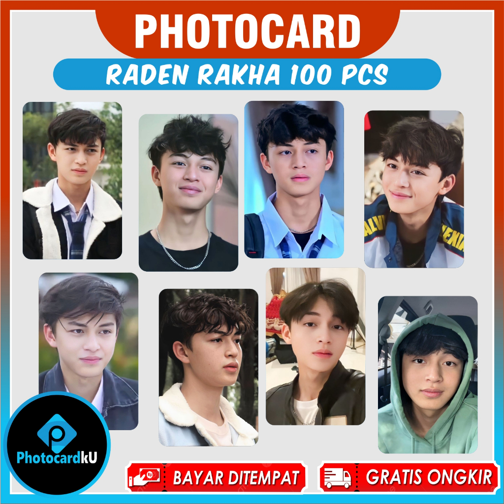 Jual Photocard Raden Rakha 100 Pcs Bonus Innerslave 100 Pcs + sticker COD (PHOTOCARDKU) | Shopee ...