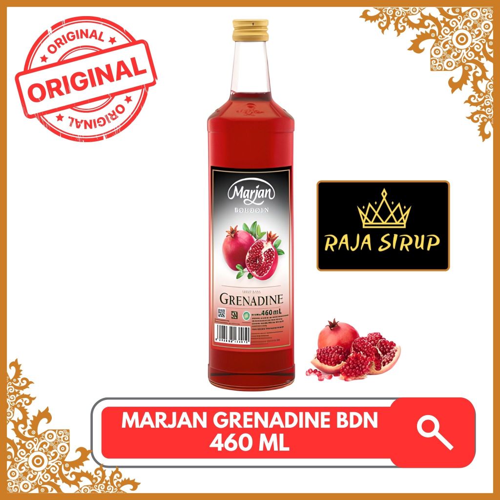 Jual Sirup Marjan Grenadine Boudoin 460ml | Shopee Indonesia