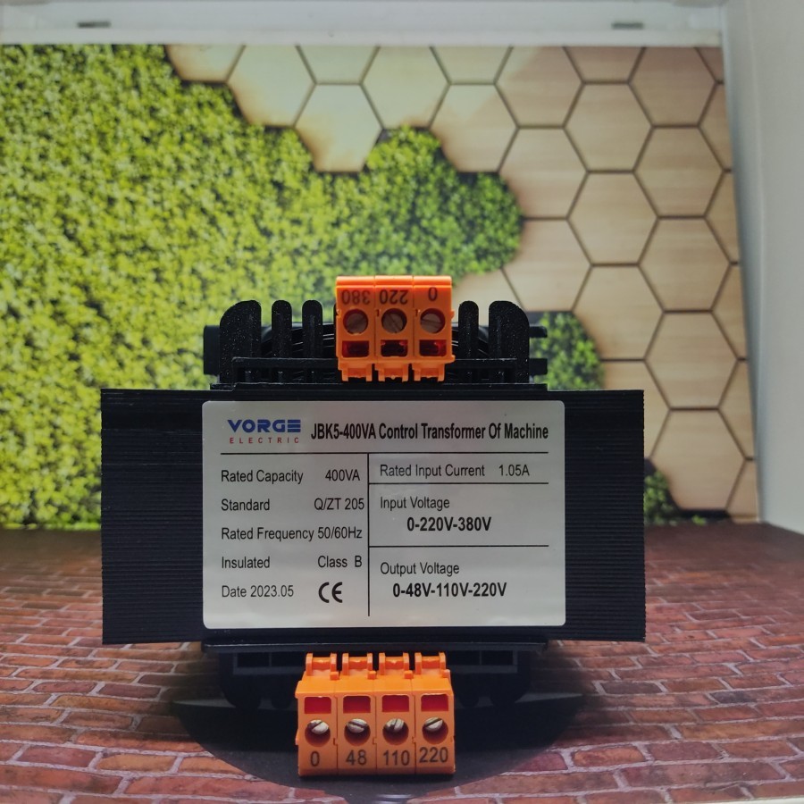 Jual VORGE Transformer Trafo Step Down JBK5 400VA OUT 220V/110V/48V NO FORT | Shopee Indonesia