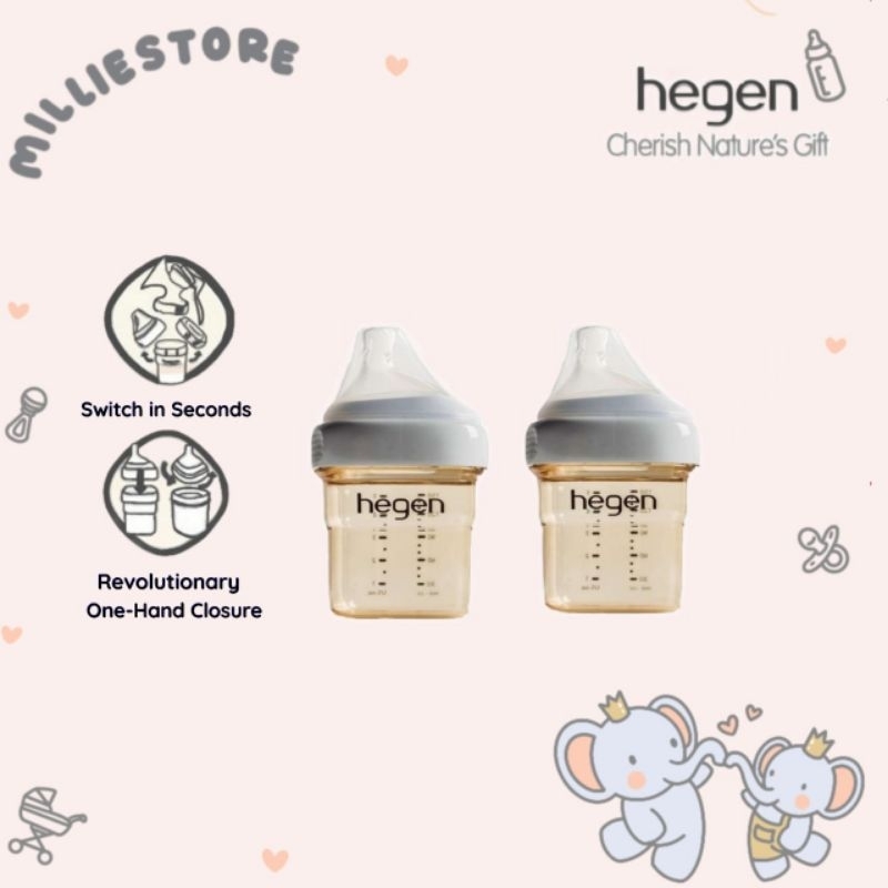 Jual HEGEN PCTO™ 150ml/5oz Feeding Bottle PPSU Twinpack (2Pcs) | Botol Susu Bayi Anak (2-Pack ...