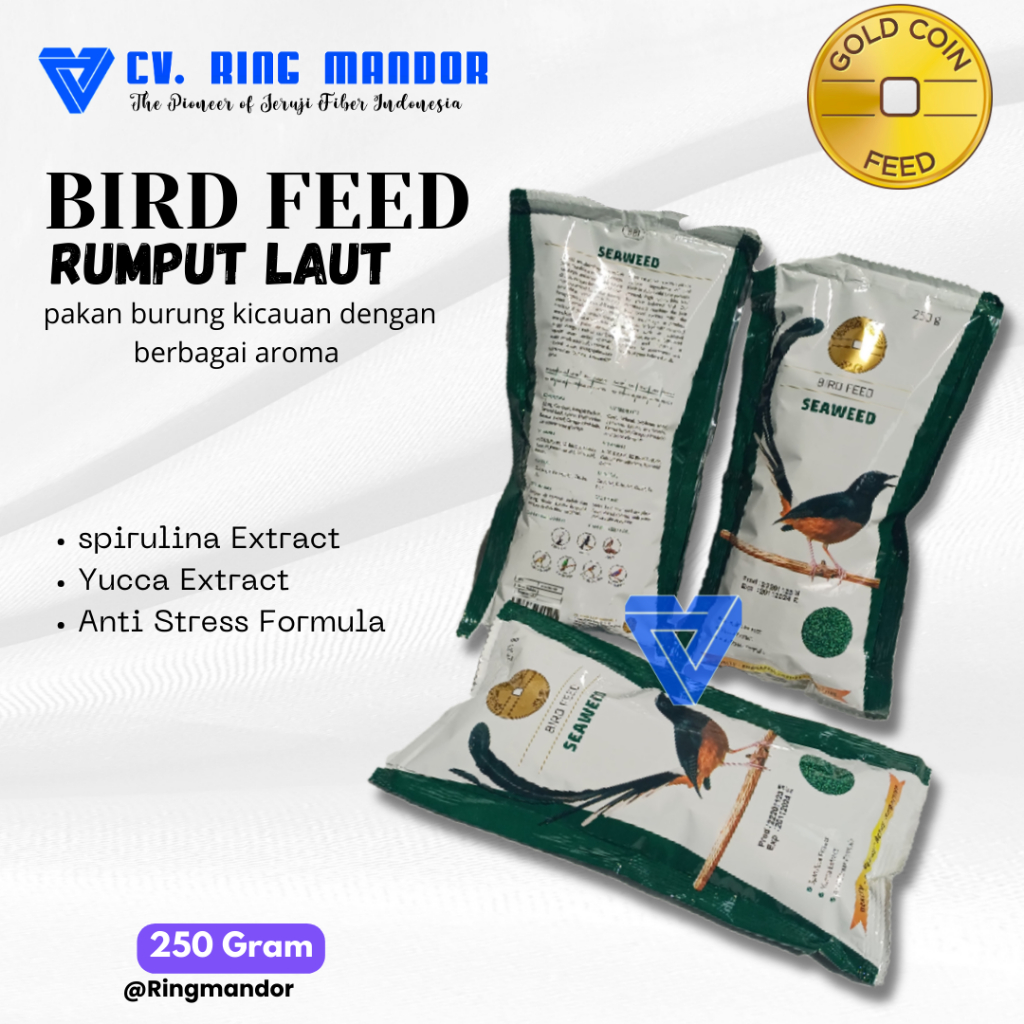 Jual GOLD COIN SEAWEED 250gram dam 450gram RUMPUT LAUT HIJAU VOER PUR ...
