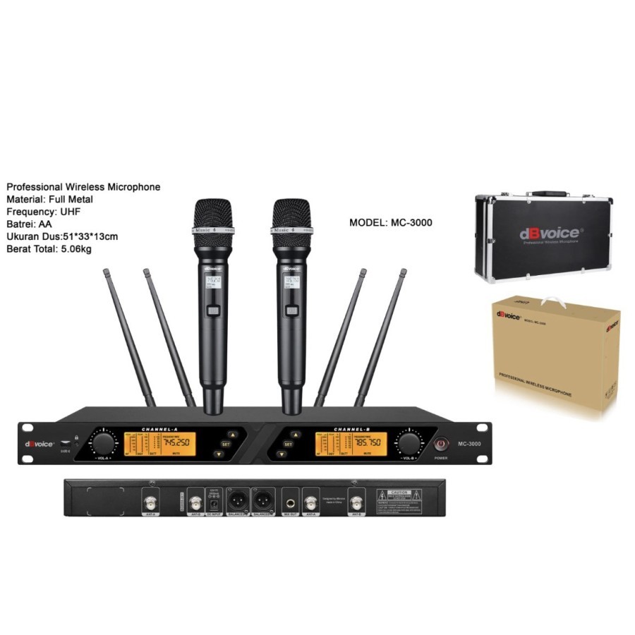Jual Mic Wireless Db Voice MC 3000 Original dBvoice MC3000 - MC-3000 PP ...
