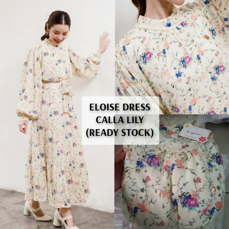 Jual RUBY SET MERRACHI ELOISE DRESS CALLA LILY BY ITS INTALICIOUSPROJECT | Shopee Indonesia