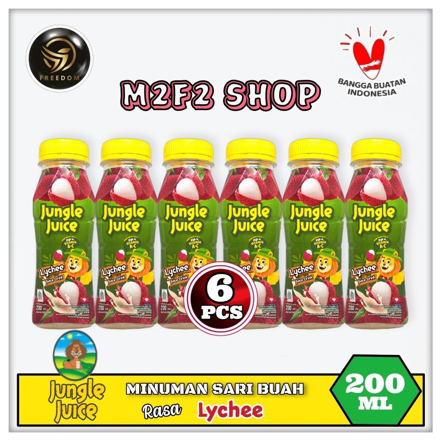 Jual Diamond Jungle Juice Lychee | Jus Leci Botol Pet - 200 ml (Kemasan ...