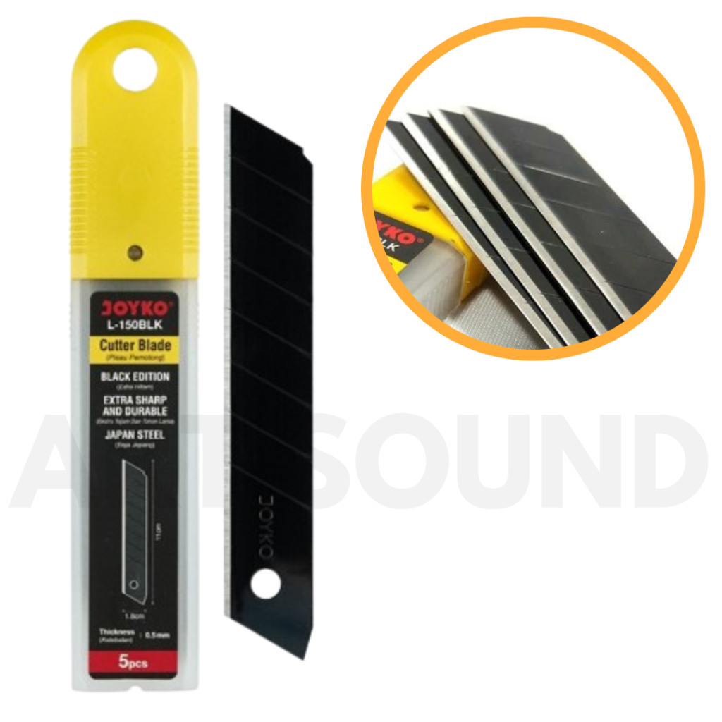 Jual Isi Cutter JOYKO L-150BLK Black Edition Japan Steel HIGH QUALITY ...