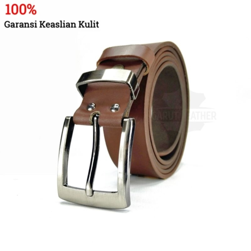 Jual Ikat Pinggang Pria Kulit Asli/Sabuk Kulit Pria/Gesper Pria Jumbo ...