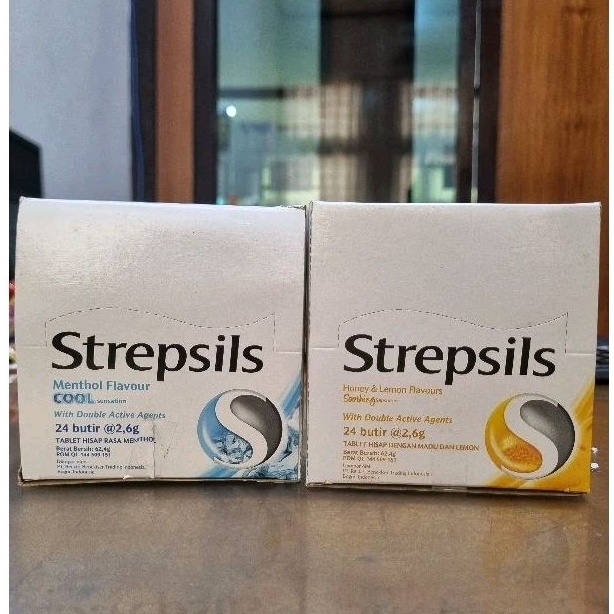 Jual STREPSIL Permen Pelega Tenggorokan 1 box isi 24 Single / STREPSILS ...