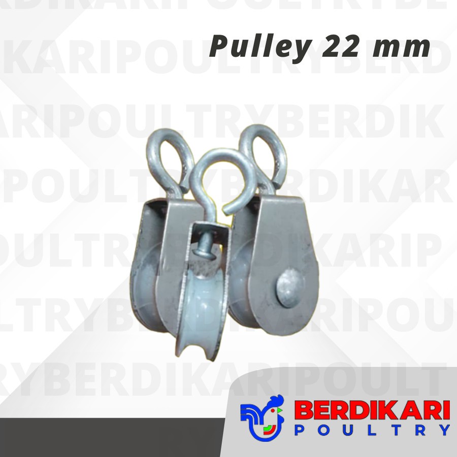 Jual PULLEY 21 MM/Puli/Pully/Kerekan Katrol Plastik/Gantungan/Gantungan ...