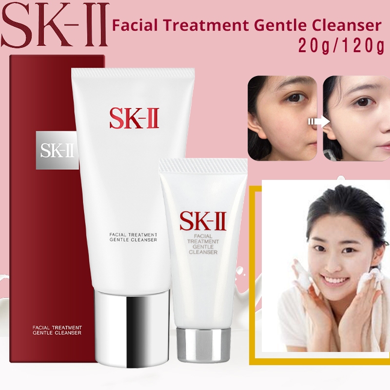 Jual SK-II SK 2 SK II Facial Treatment Gentle Cleanser 20g/120g - Mild And Non-Irritating/ Face ...