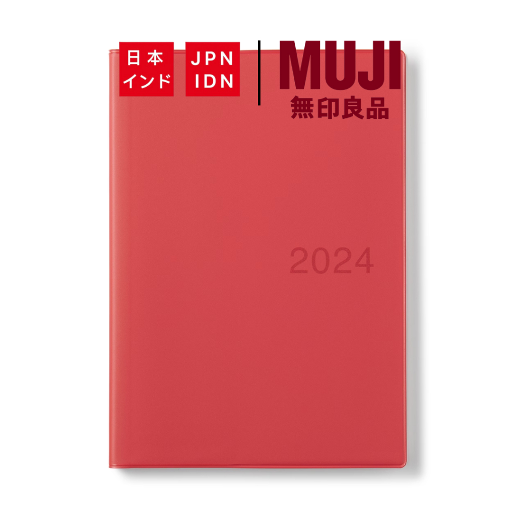 Jual [Pre Order] MUJI - Monthly/weekly schedule planner book starting on Monday / Starting in ...