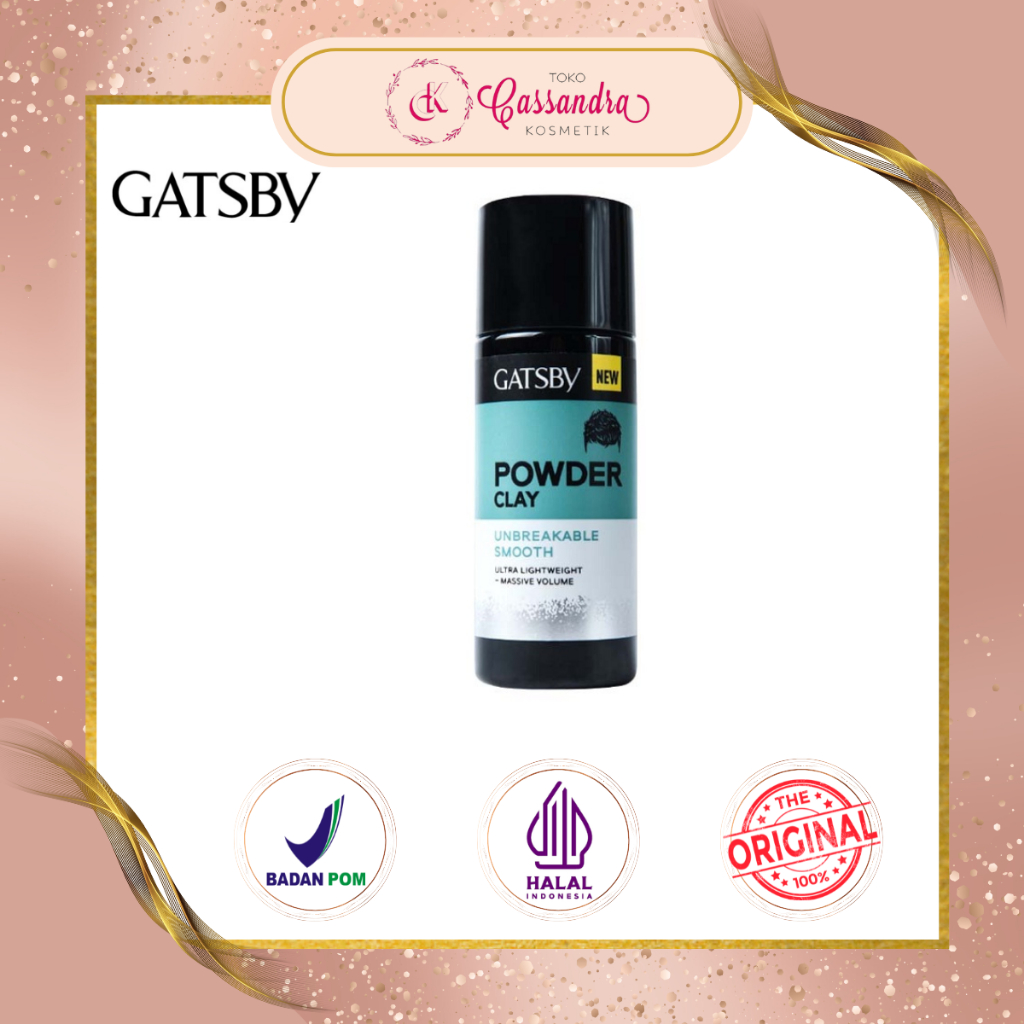 Jual GATSBY POWDER CLAY UNBREAKABLE SMOOTH 20GR | Shopee Indonesia