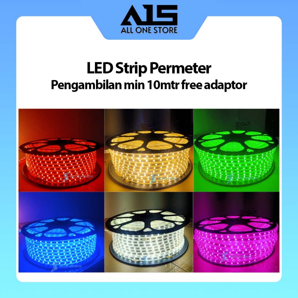 Jual Lampu LED Strip Meteran / Lampu Dekorasi Kamar Ruangan/ Lampu ...