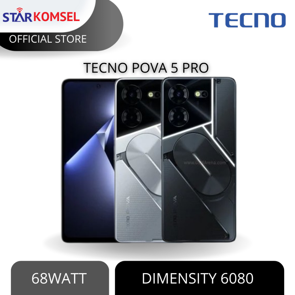 Jual HP TECNO POVA 5 PRO 5G 8/256 NFC GARANSI RESMI TECNO INDONESIA ...
