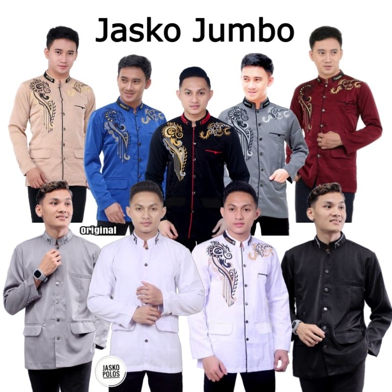 Jual Jasko Jumbo XXL XXXL XXXXL | Jasko Polos Bordir Big Size | Shopee ...
