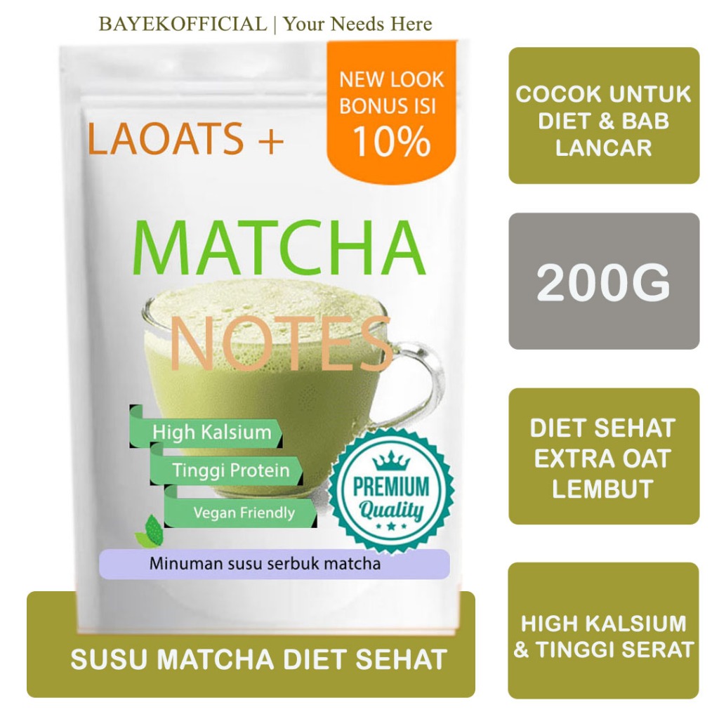 Jual Matcha Powder Penurun Berat Badan Pelangsing Badan Susu Diet Bubuk ...