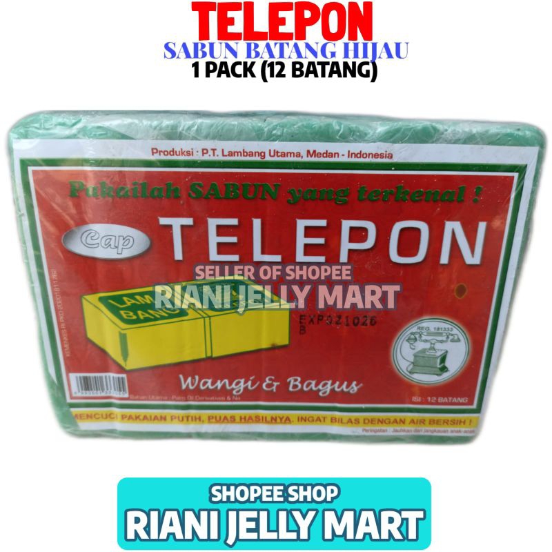 Jual Sabun Telepon Pembersih Noda 1 Pack Isi 12 Batang (200gr) | Shopee ...
