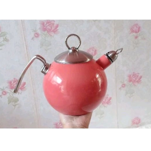 Jual Teko enamel pink chubby | Shopee Indonesia