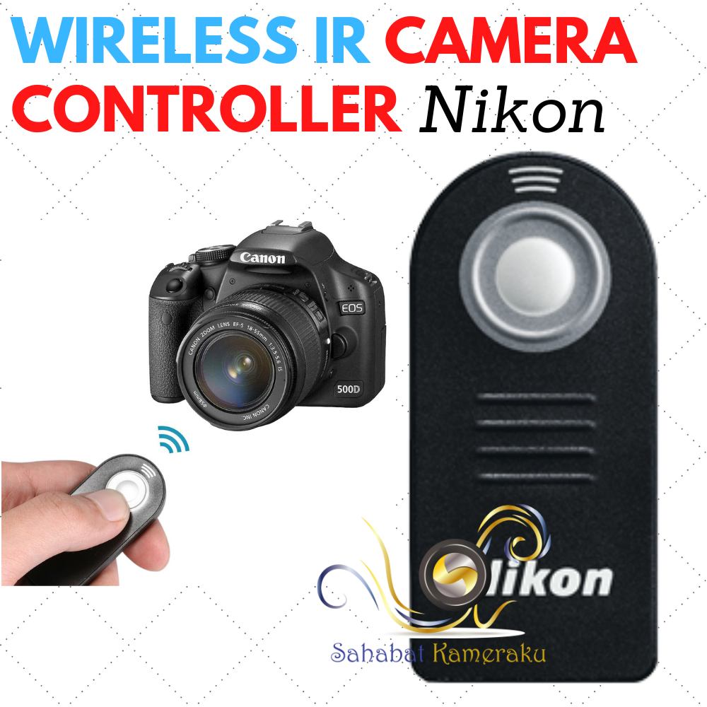 Jual Wireless Remote Shutter Nikon D40 D40x D50 D60 D70 D70s D80 D90 ...