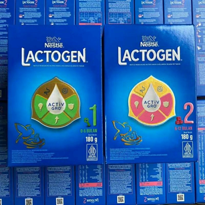 Jual LACTOGEN 1 dan 2 180gram EXP 2025 | Shopee Indonesia