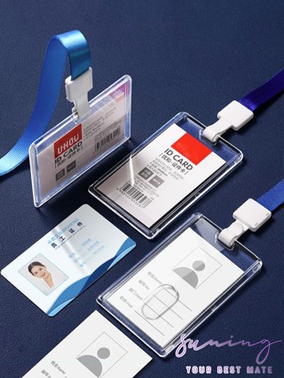 Jual Holder Id Card Acrylic Id Card 2 sisi Tempat Kartu Id Card Member ...