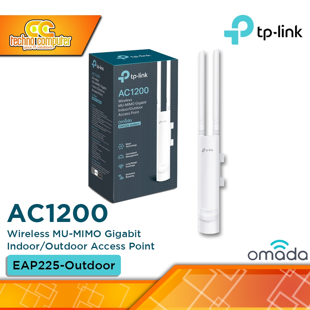 Jual ACCESS POINT TP-LINK EAP225 AC1200 Wireless MU-MIMO Gigabit Indoor ...